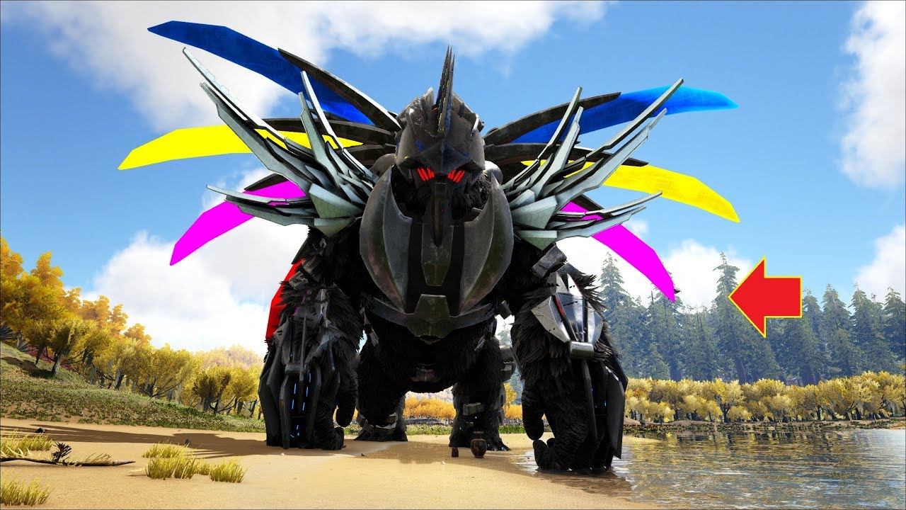 ARK: Eternal Mod #48 - Vũ Khí Tối Thượng Behemoth Breaking Megapithecus ...