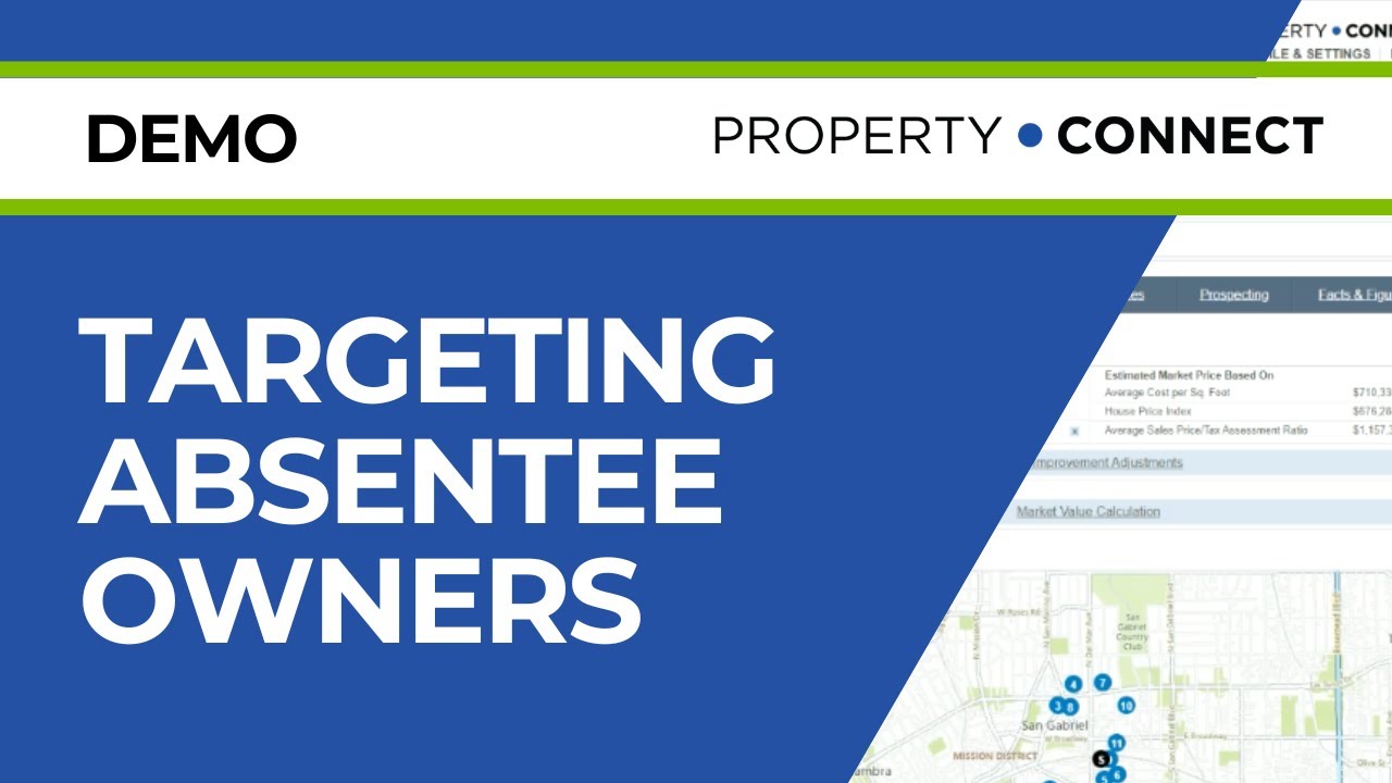 Targeting Absentee Owners | Property Connect by Haines - YouTube