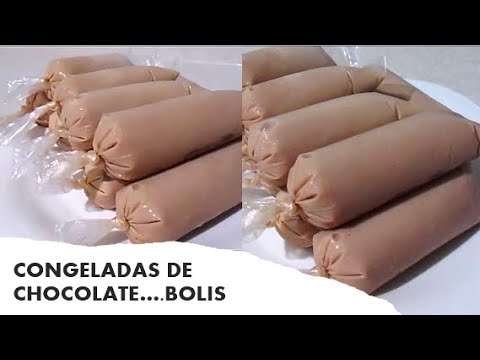 CÓMO HACER CONGELADAS DE CHOCOLATE. BOLIS - YouTube