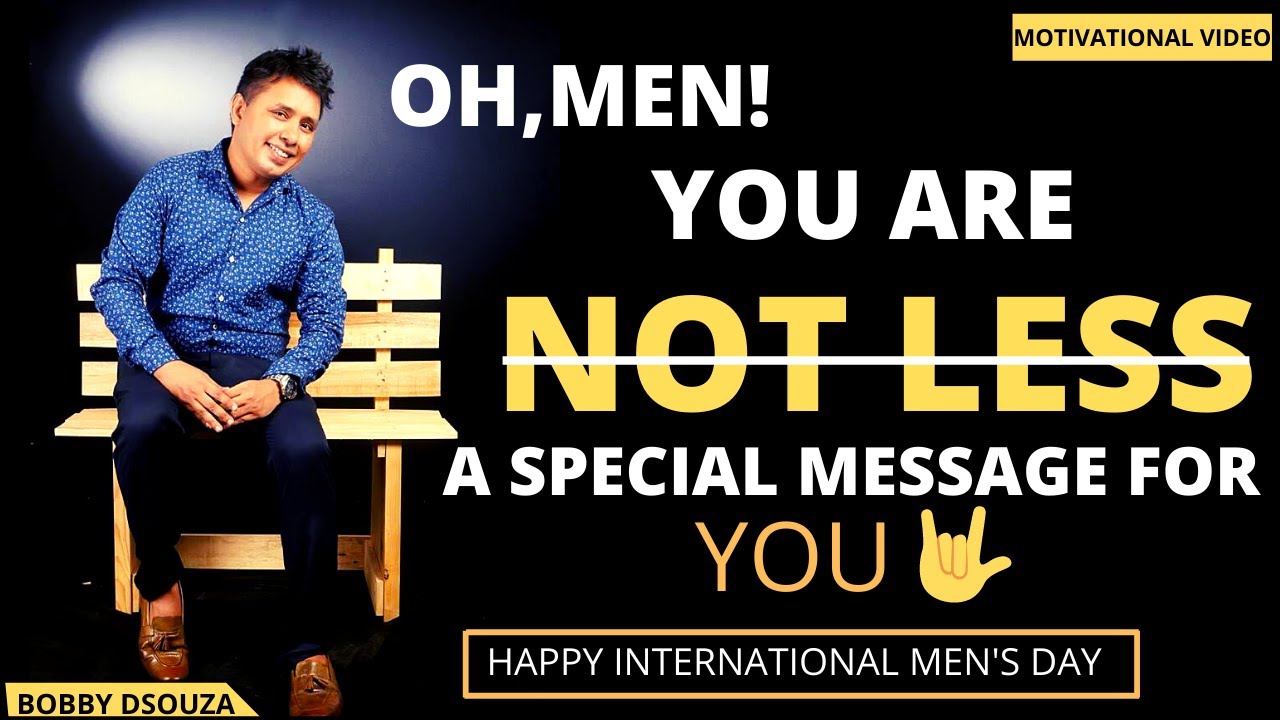Motivational Message on International Men's Day | Men's Day | Happy ...
