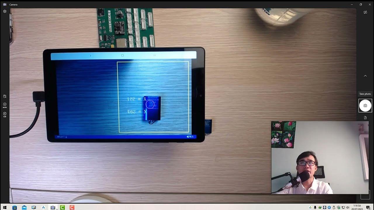 OPENCV ANDROID STUDIO IOT - YouTube
