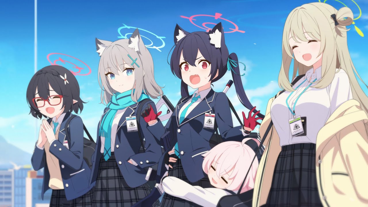 ブルーアーカイブ-Blue Archive- [ Login screen-OST ]『Constant Moderato』 - YouTube