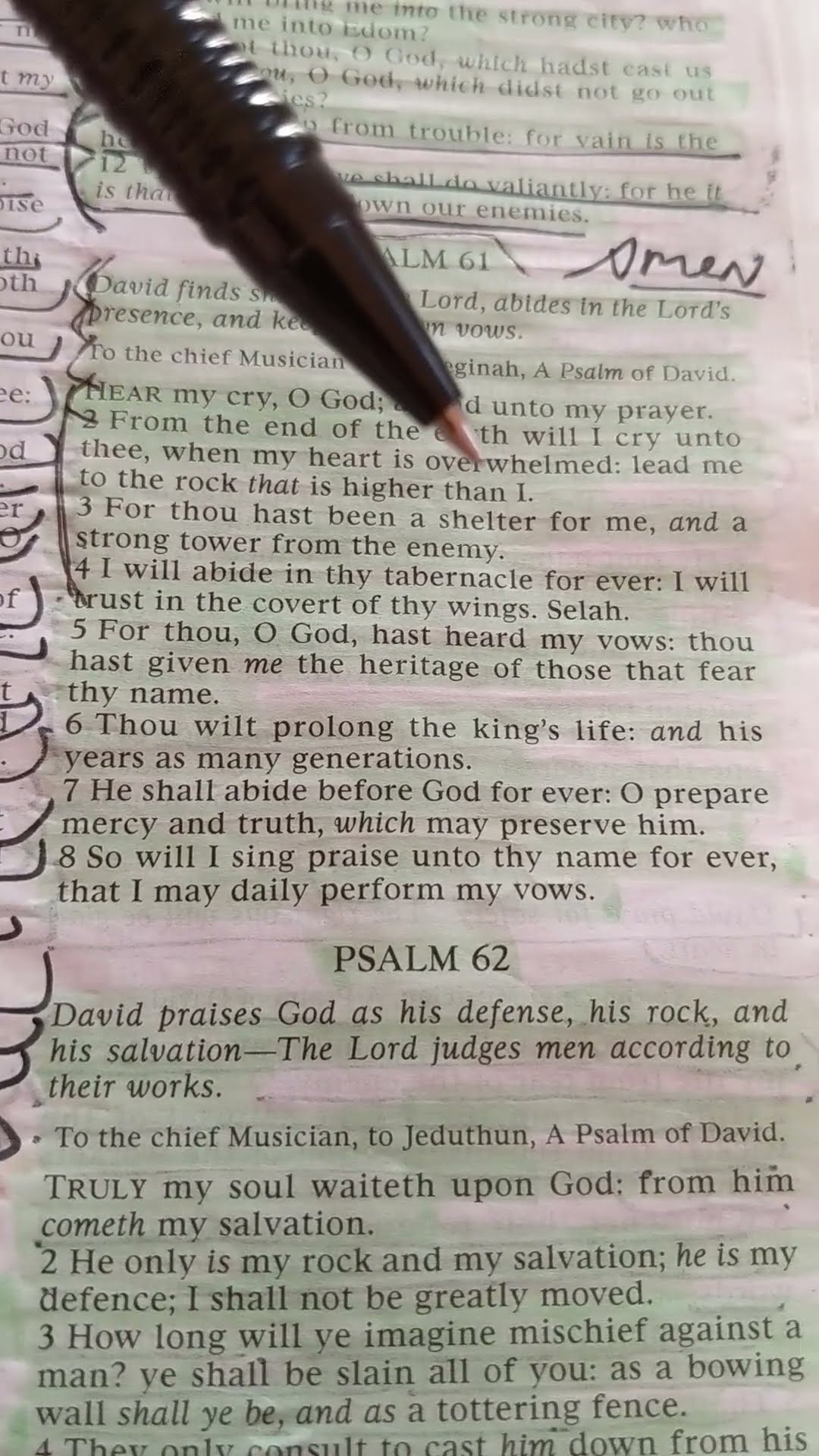 PSALMS 61 1-3 🙏🏻 #godismystrength - YouTube