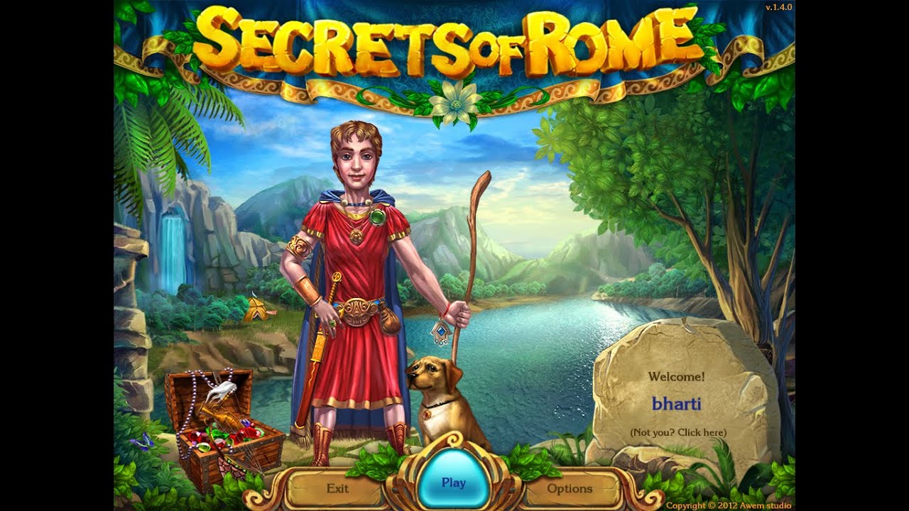 Hidden Object Game I Secrets of Rome - YouTube