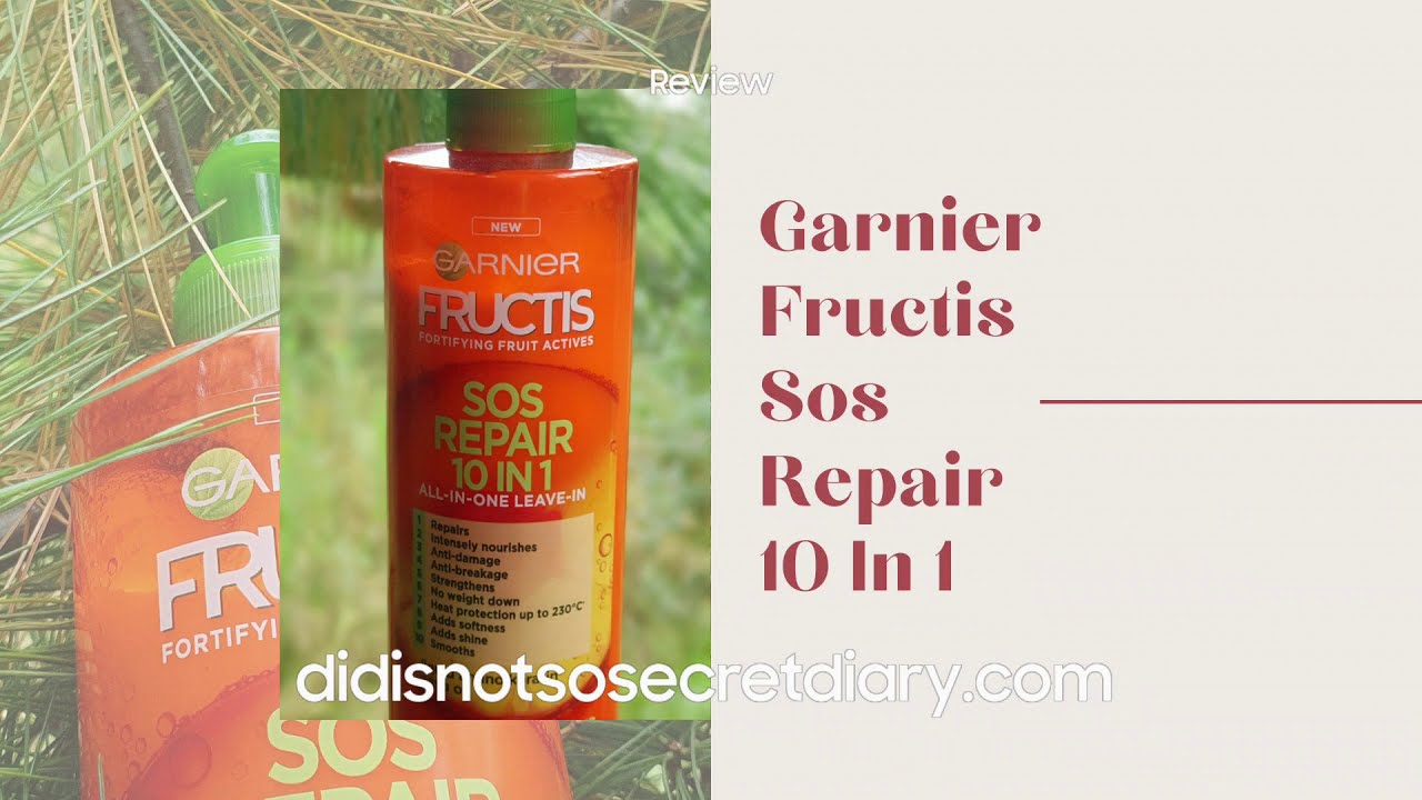 Garnier Fructis Sos Repair 10 In 1 Review - YouTube