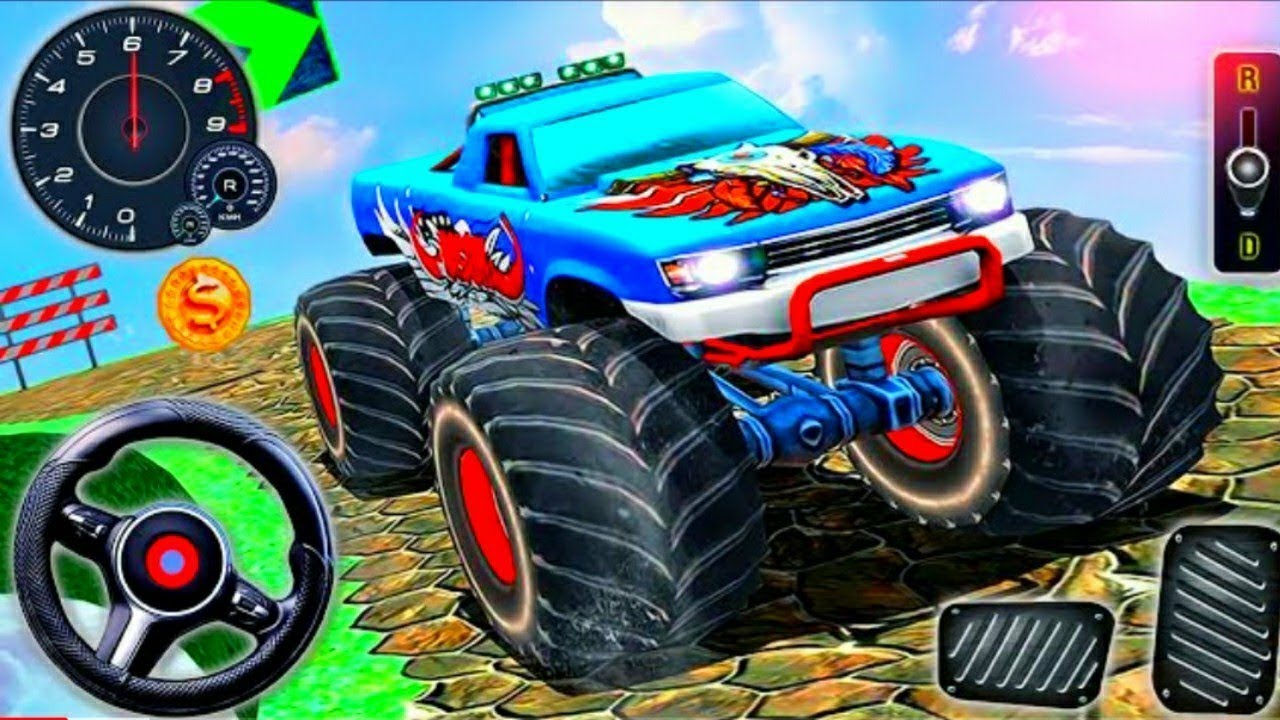 Truck Monster Racing Sport Mega Ramp Keren - Mobil Balap Truck ...