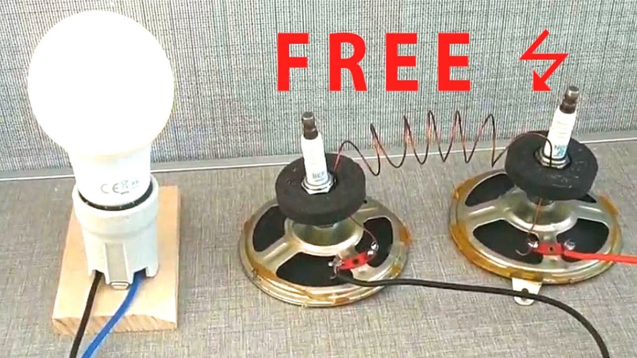 Electric Free Energy Generator Using By Speaker 100% For 2020 - YouTube