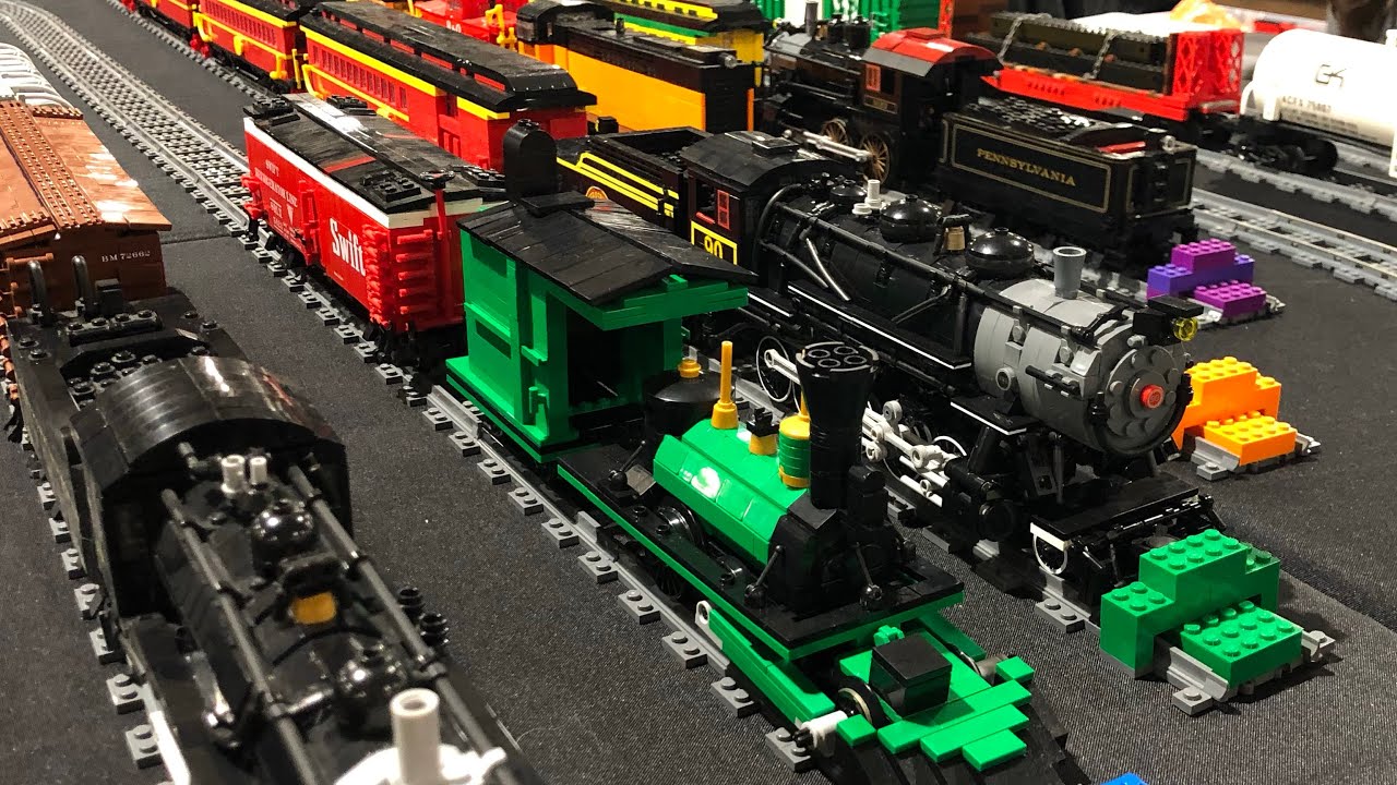 LEGO train layout at the 2024 Timonium train show!! - YouTube