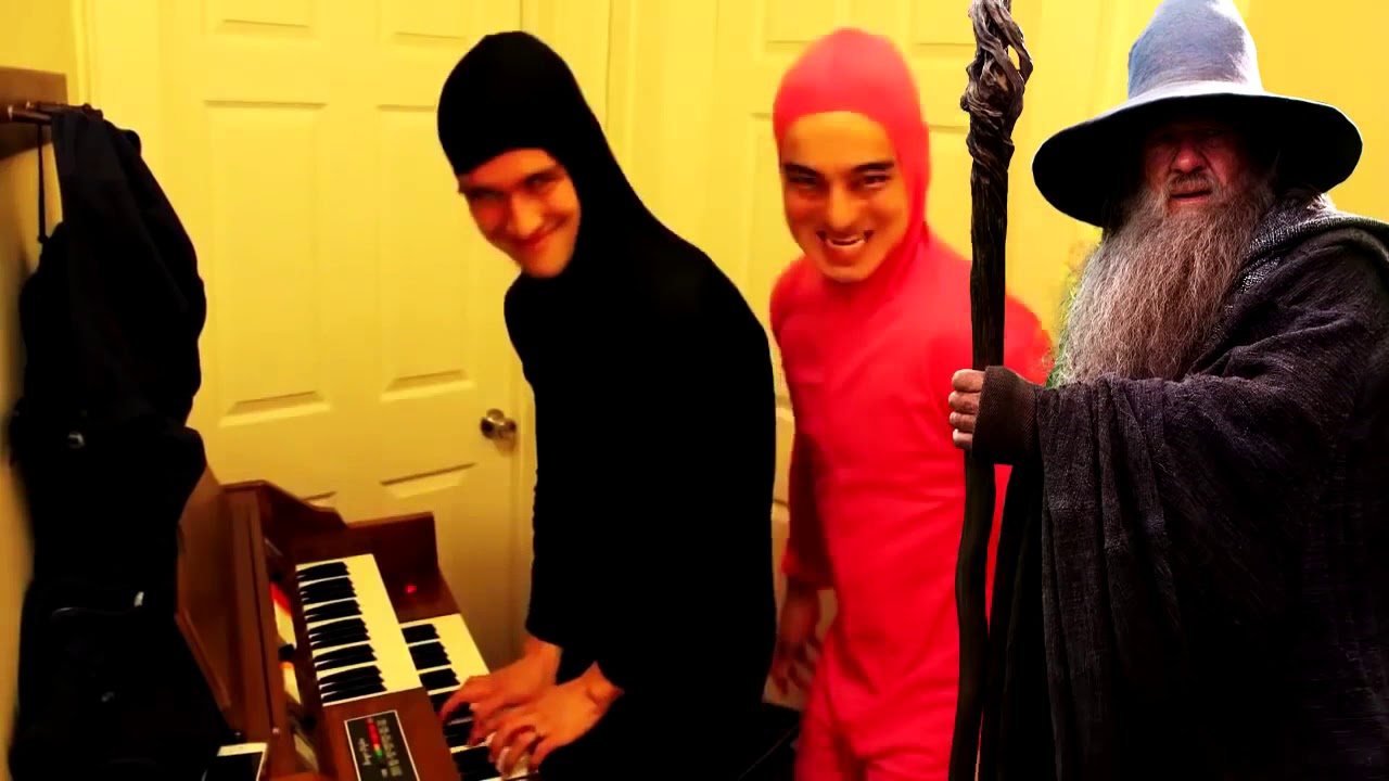 1 HOUR of Pink Guy, Black Guy and Gandalf dancing "Freaks" by Timmy ...