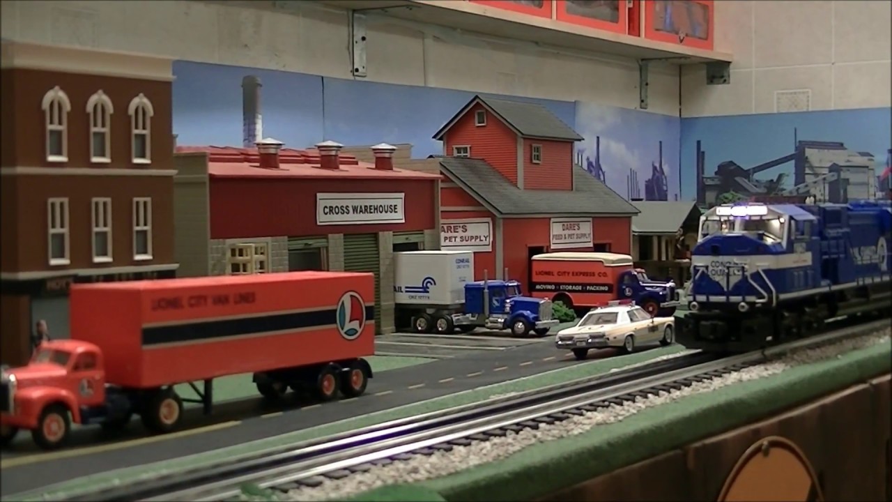 Conahey Rail Modern Late 90's Conrail Train - O Gauge - YouTube