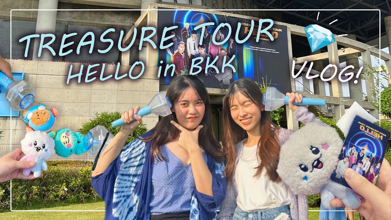 💎VLOG Concert💎 2023 TREASURE Hello Tour in BKK ถ้าไม่ได้ไปจะเสียใจมาก ...