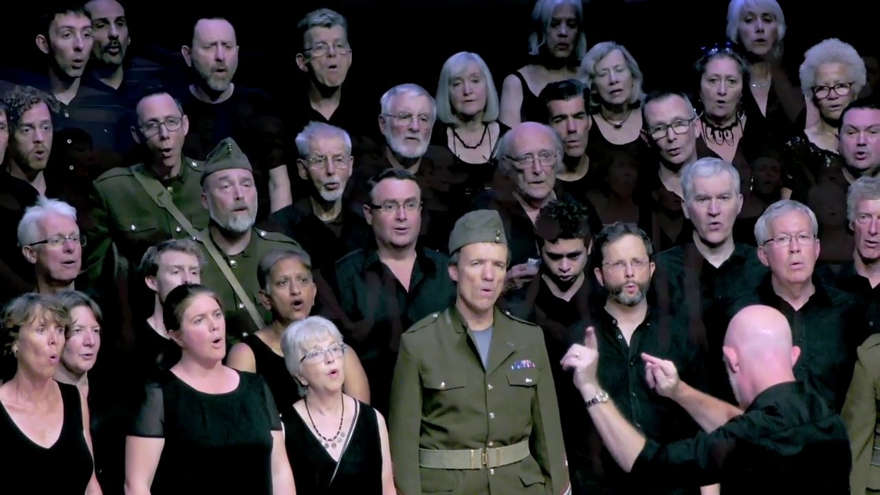 The Lads in their Hundreds, Gurt Lush Choir, 7th July 2018, St Georges ...