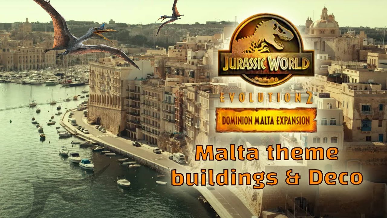 Malta Building and Decorations | Jurassic World Evolution 2 - YouTube