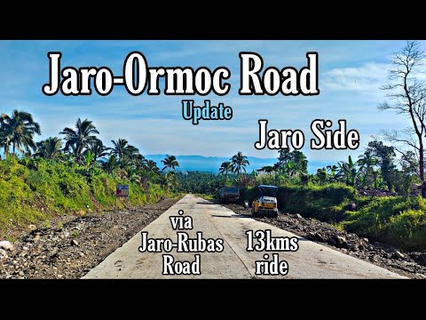 Jaro-Ormoc Road Update. Jaro Side. DPWH Jaro-Rubas Road. - YouTube