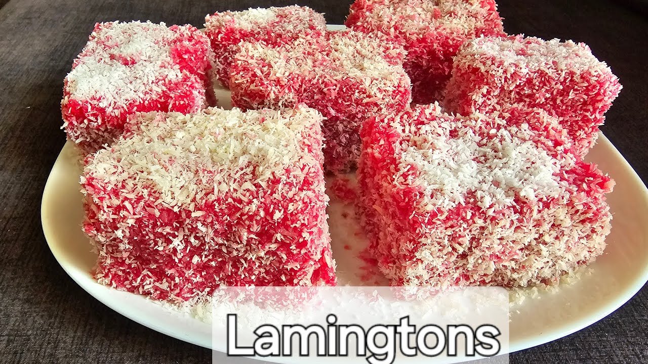 Pink Lamingtons full recipe | Easy recipe - YouTube