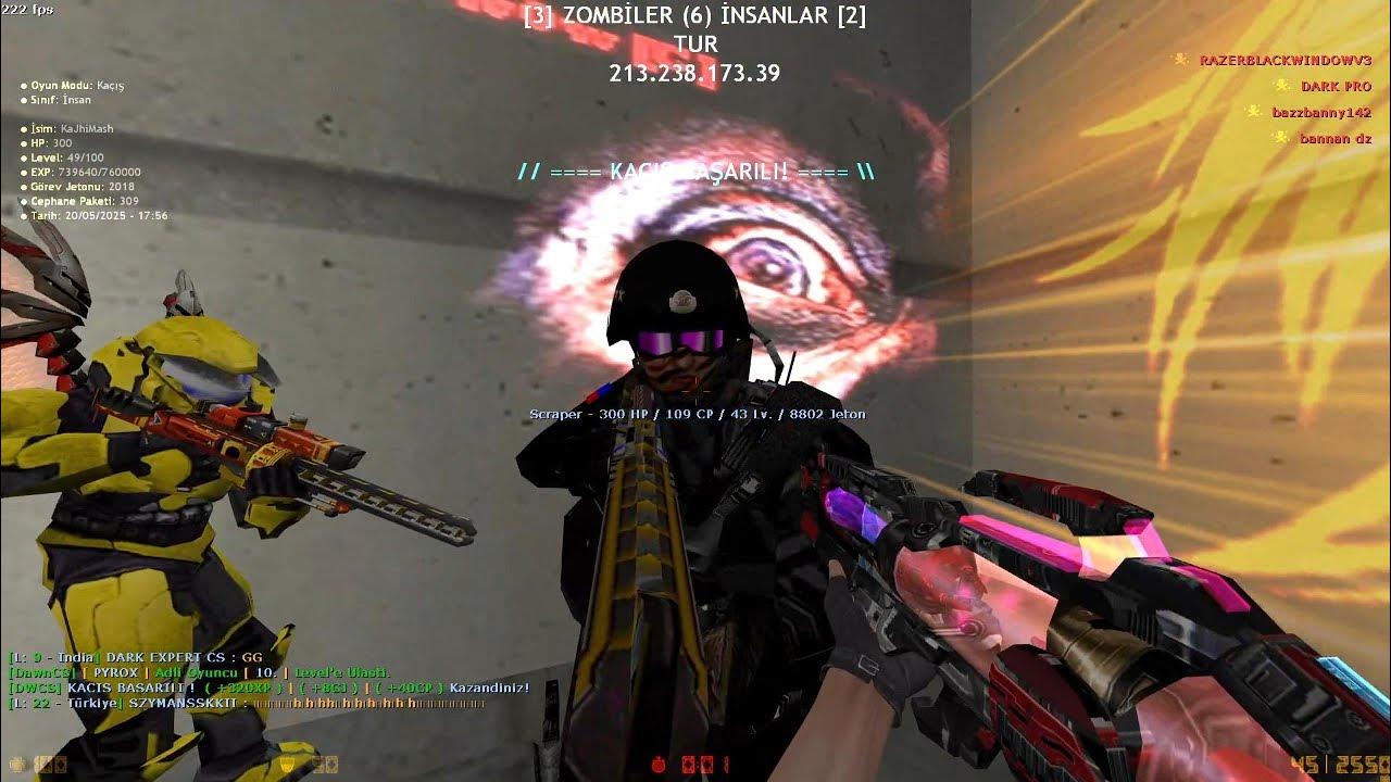 Counter-Strike Dawn Of Dead Zombie Escape (2x xp open) Map: ze_factory_escape_dawnx - YouTube