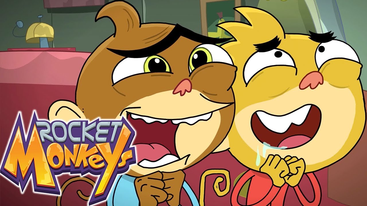 Rocket Monkeys | DESTROY ALL BANANAS | Full Episode | Funny Cartoons ...