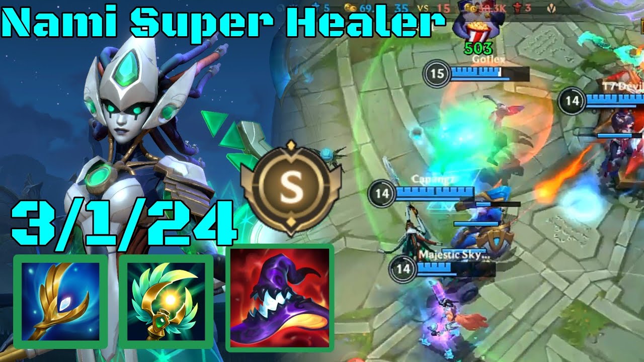 [ Program Nami ] Ultra Healer Build | Patch 4.4 | [ Ranked ] Ep.166 ...