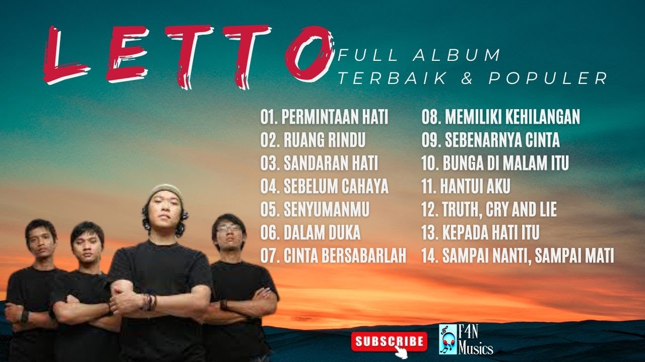 Full Album Terbaik LETTO BAND | Lagu Populer & Hits - YouTube