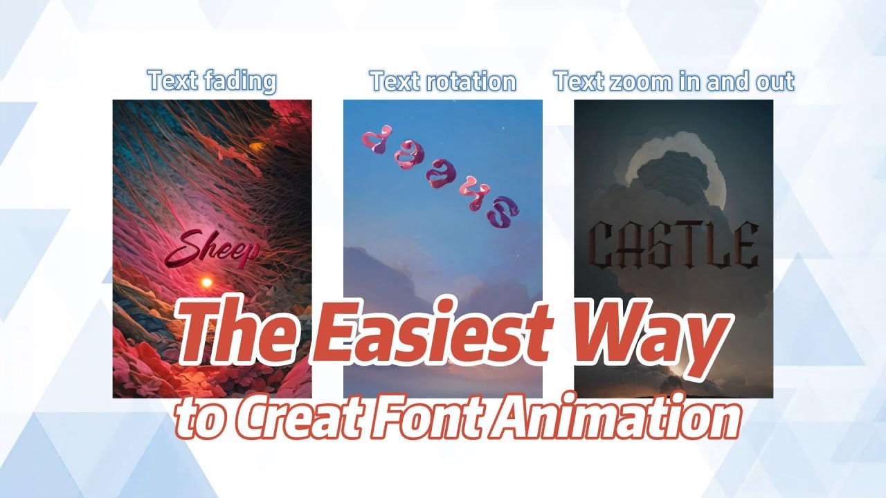 The Easiest Way To Create Font Animation Allows Easy Movement Rotation Scaling Fade In Etc
