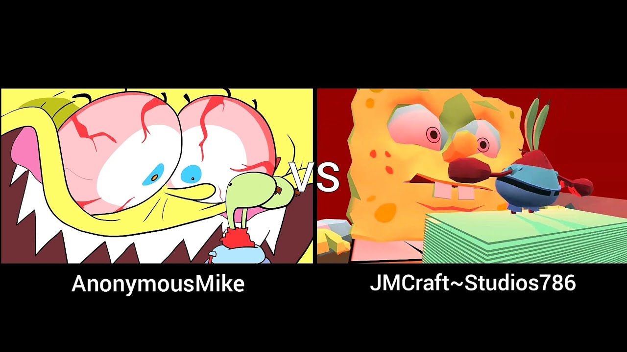 Spongebob Finally Snaps Part 3 (AnonymousMike vs JMCraft~Studios786 ...