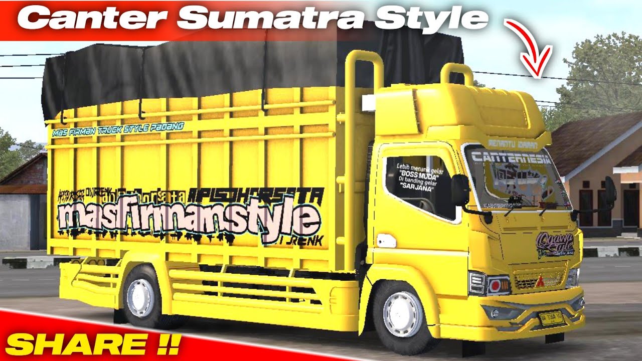 Share Mod Canter Style Padang / Sumatera || BUSSID - YouTube