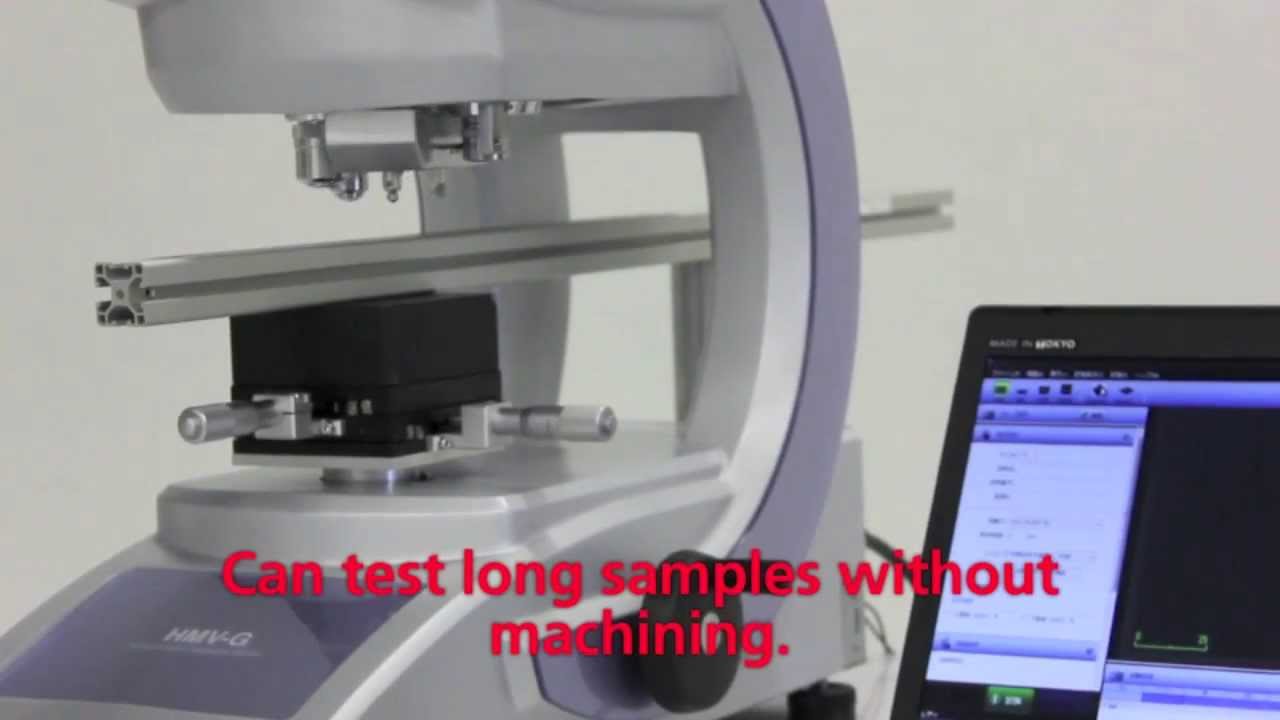HMV-G Series Micro Vickers Hardness Tester - YouTube