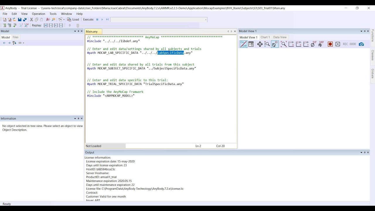Xsens Tutorial: Importing into AnyBody - YouTube
