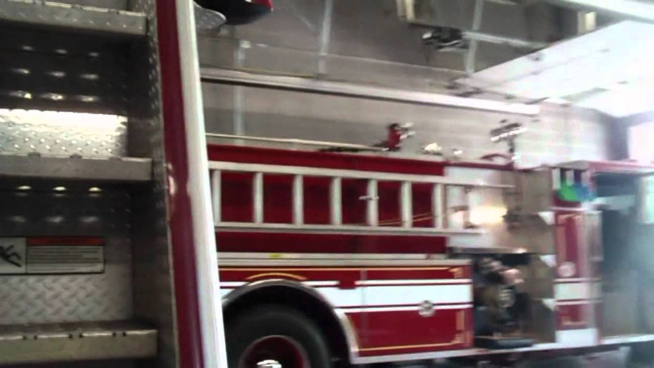 Fire runs and new trucks Burlington, VT fire dept - YouTube