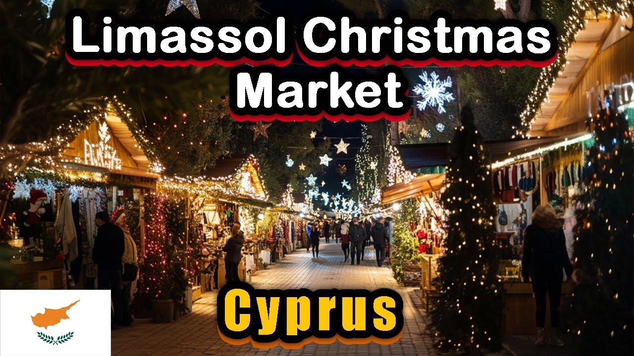 Christmas Market Limassol Cyprus 2024. Cyprus Christmas Vlog - YouTube