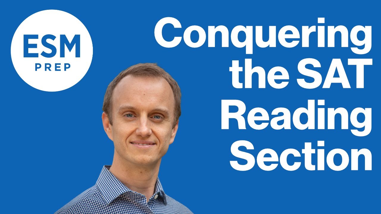 Conquering the SAT Reading Section - YouTube