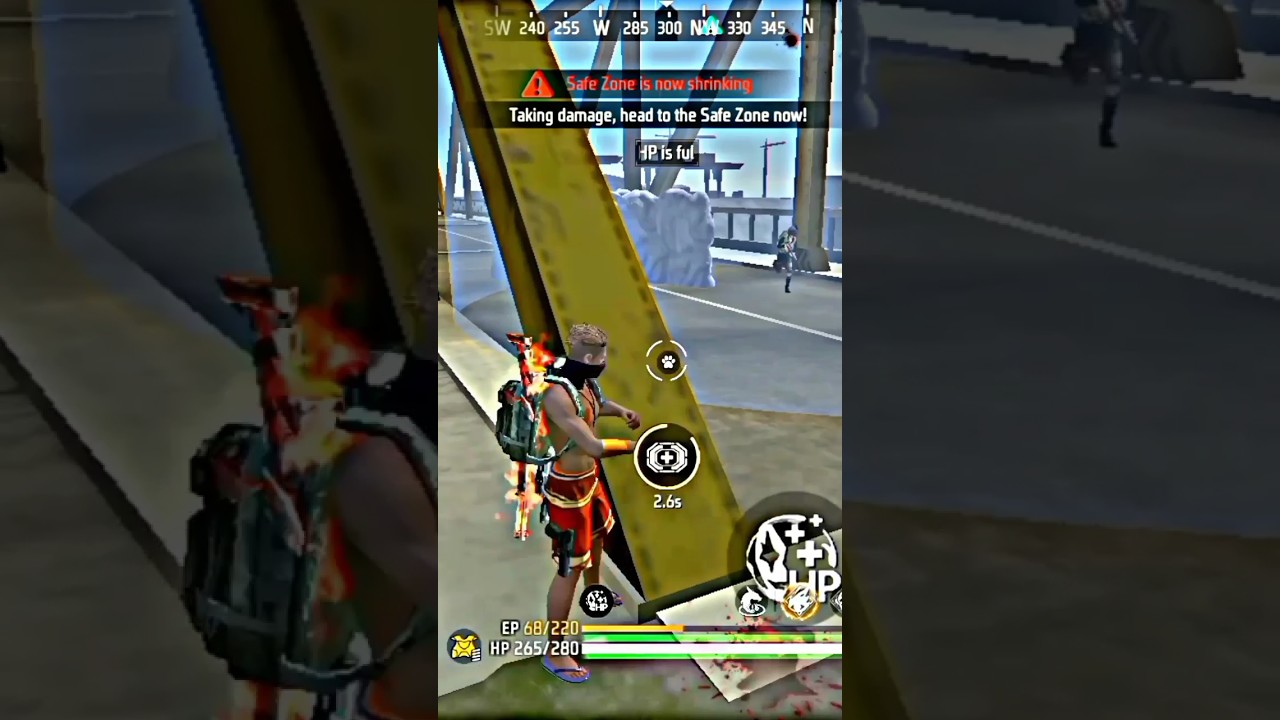 FREE FIRE MEDKIT HEAL BATTLE CHALLENGE 🎯 #freefire #shortvideo # ...