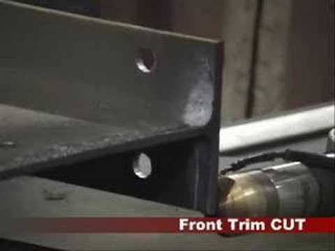 Bolt Holes on Steel beam - YouTube