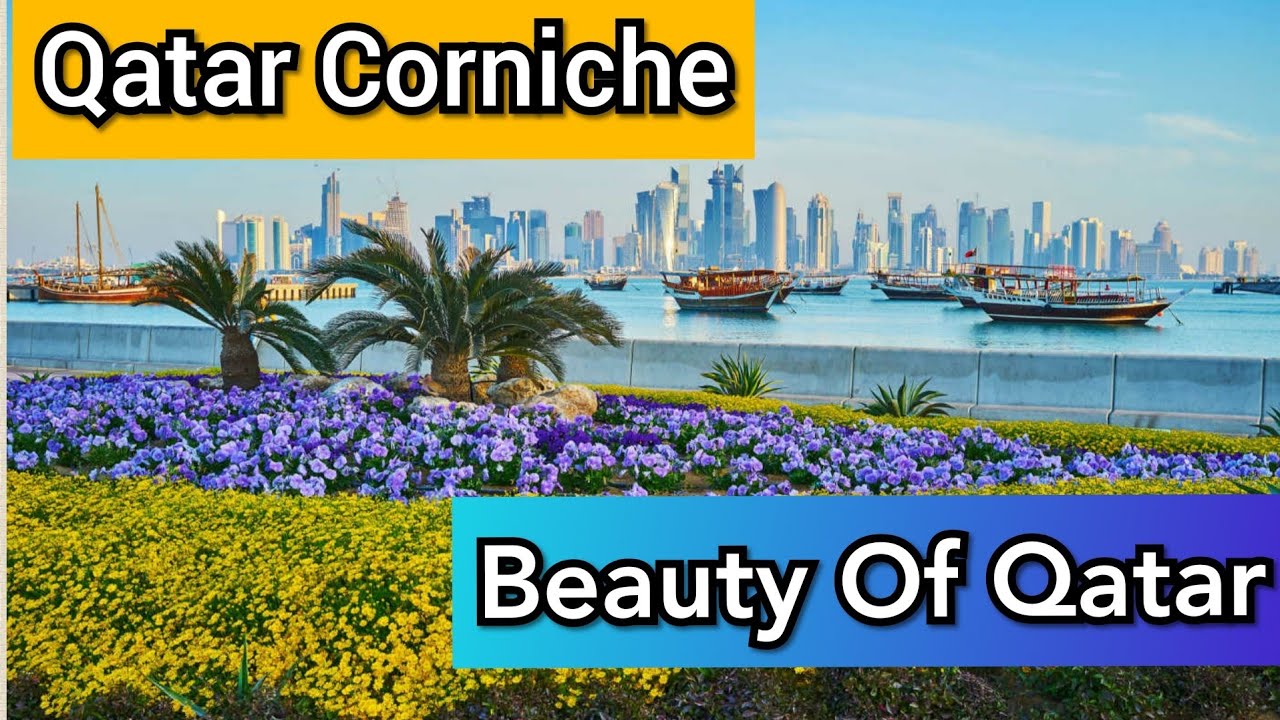 Qatar Corniche ! Doha Corniche 7 kilometers Full Road Trip - YouTube