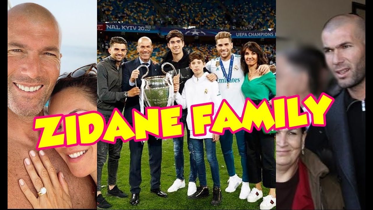 Découvrez la famille de Zinedine Zidane - YouTube