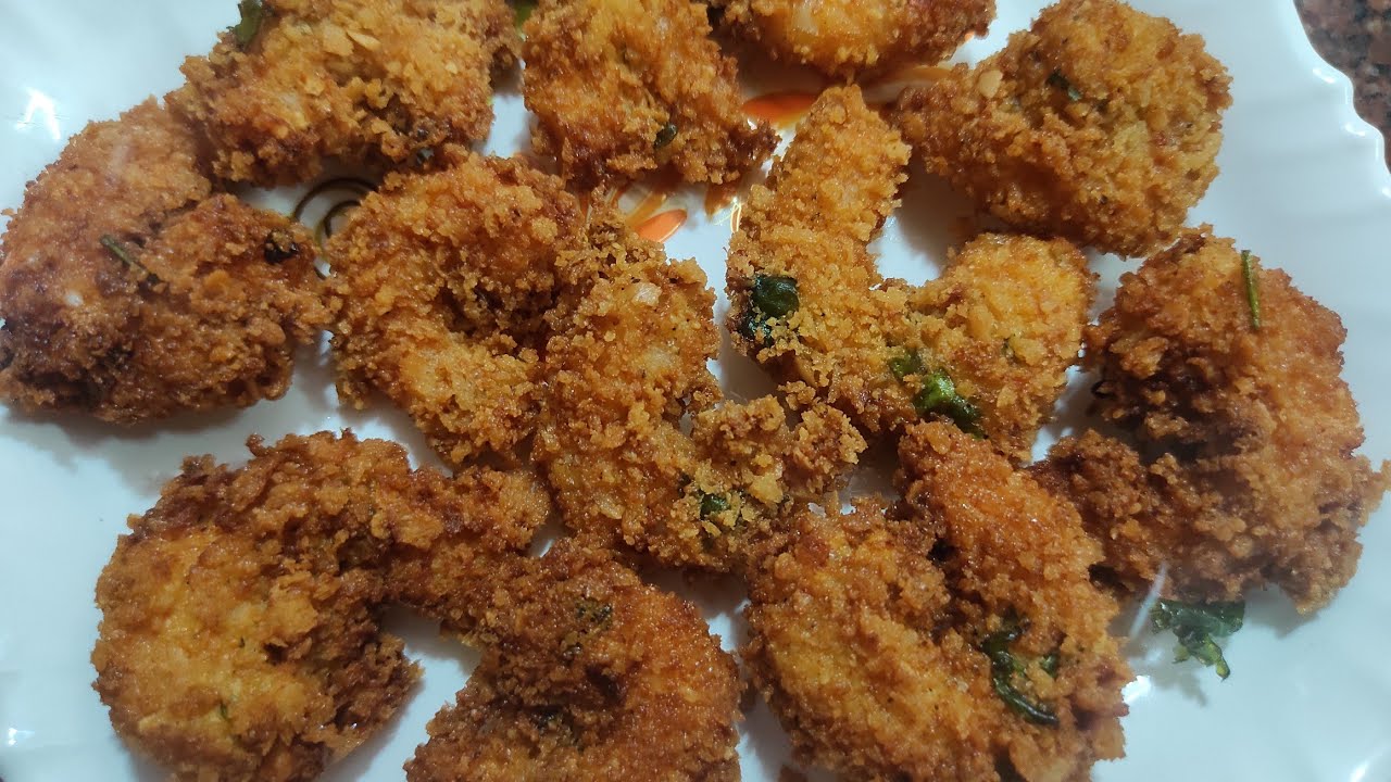 Golden Prawns | Crispy Prawns | Restaurant Style Golden Prawns ...
