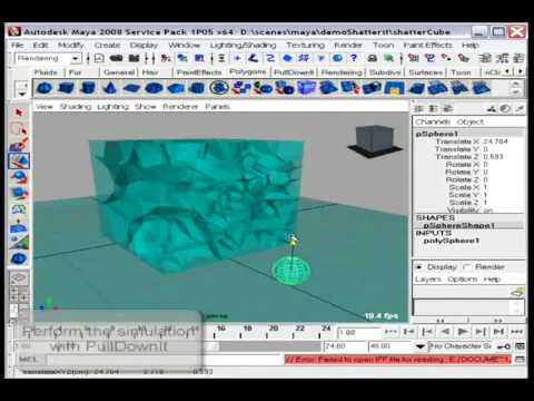Shatter It tutorial with Maya - YouTube