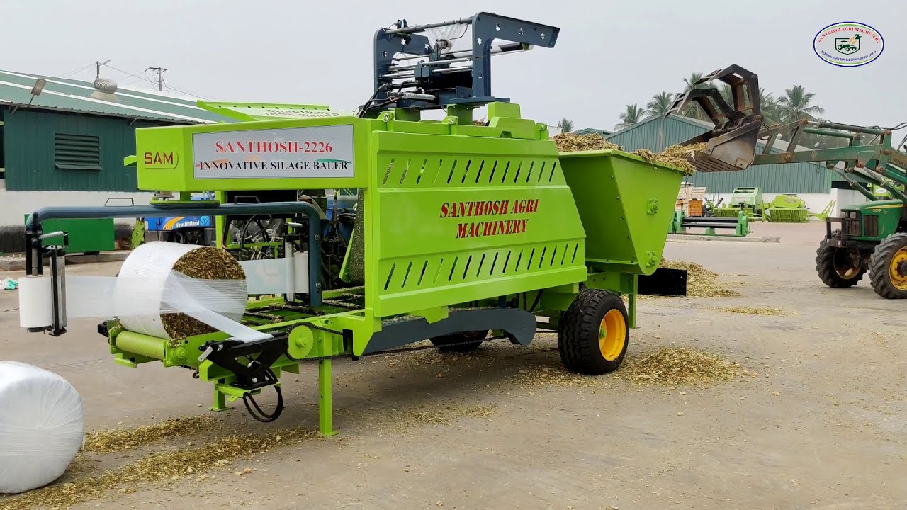 Fully Automated Silage Baler / Innovative silage baler - 2226 - YouTube