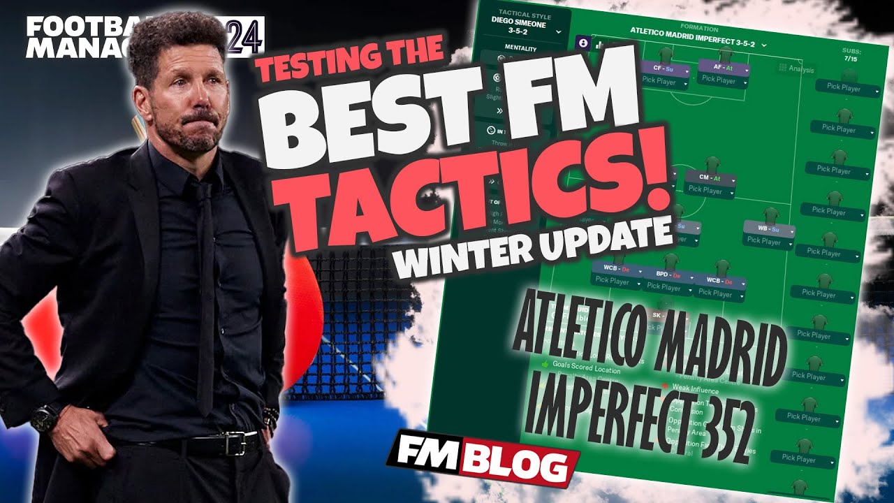 ATLETICO MADRID IMPERFECT 352 | Testing the Best FM24 Tactics ...