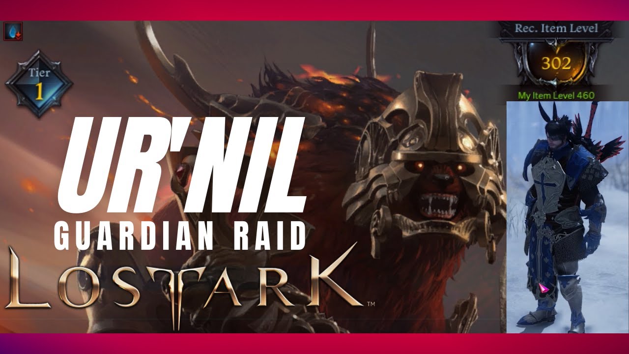 Lost Ark - Guardian Raid Ur'nil 302 ITEM LEVEL - YouTube