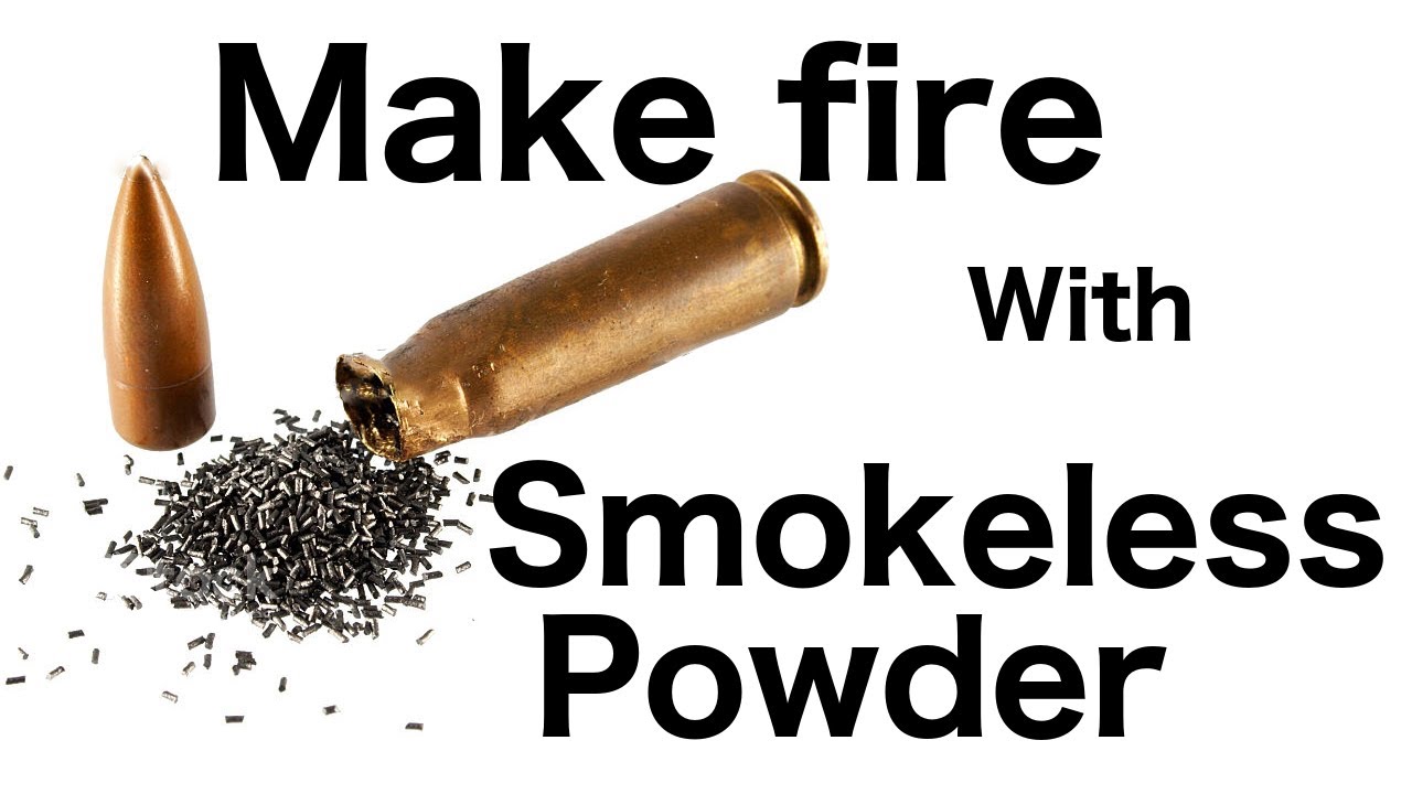 Fire From Smokeless Powder - YouTube