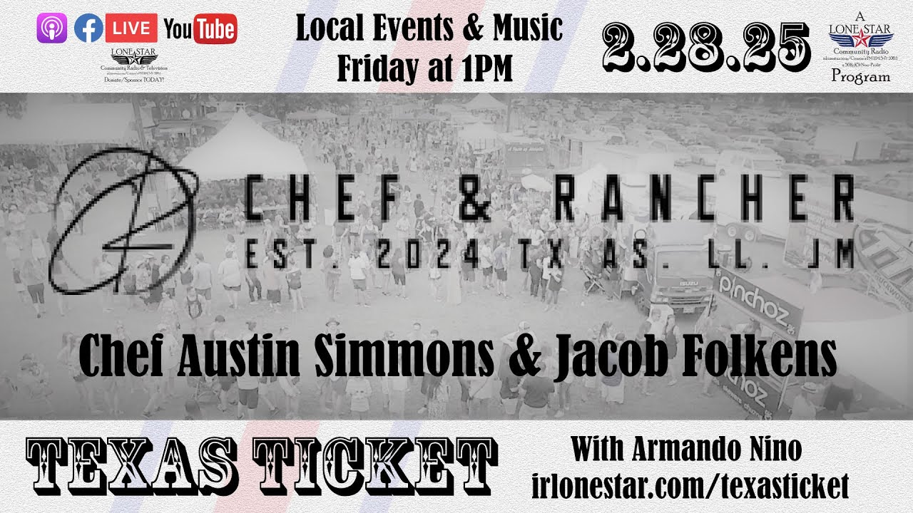 2.28.25 - Texas Ticket on Lone Star Community Radio - YouTube