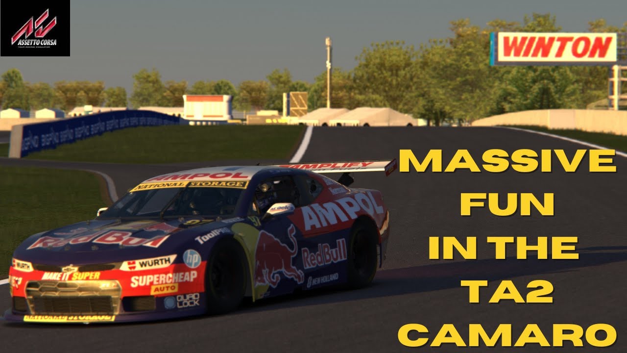 Assetto Corsa - VRC TA2 Camaro - Winton Raceway - YouTube