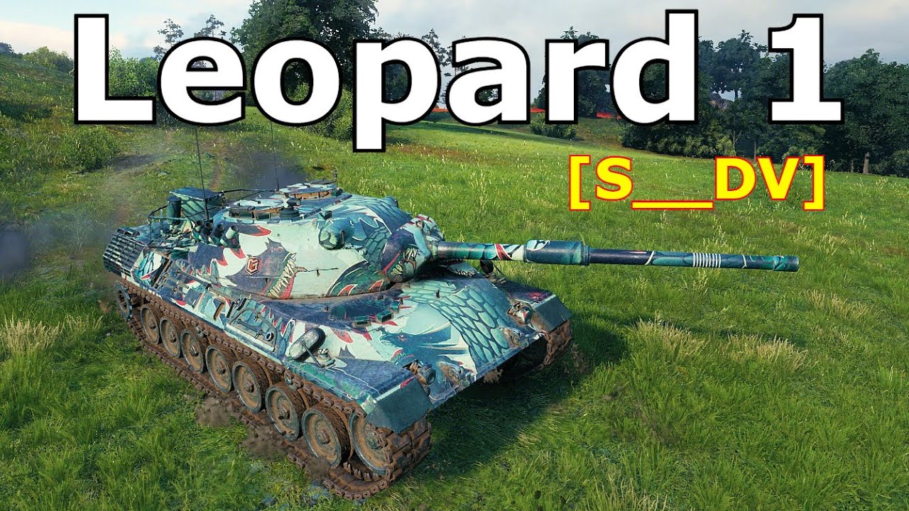 World of Tanks Leopard 1 - 4 Kills 10,5K Damage - YouTube