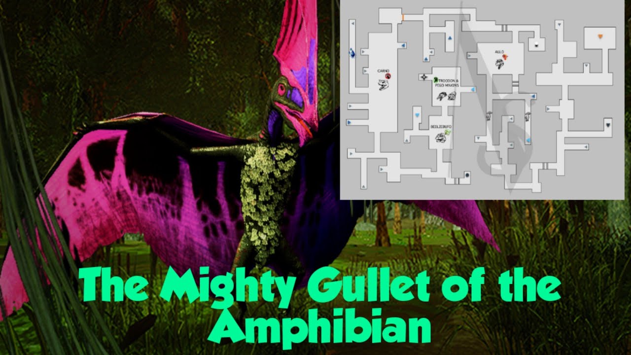 The Mighty Gullet of the Amphibian | Ark mobile dungeon # ...