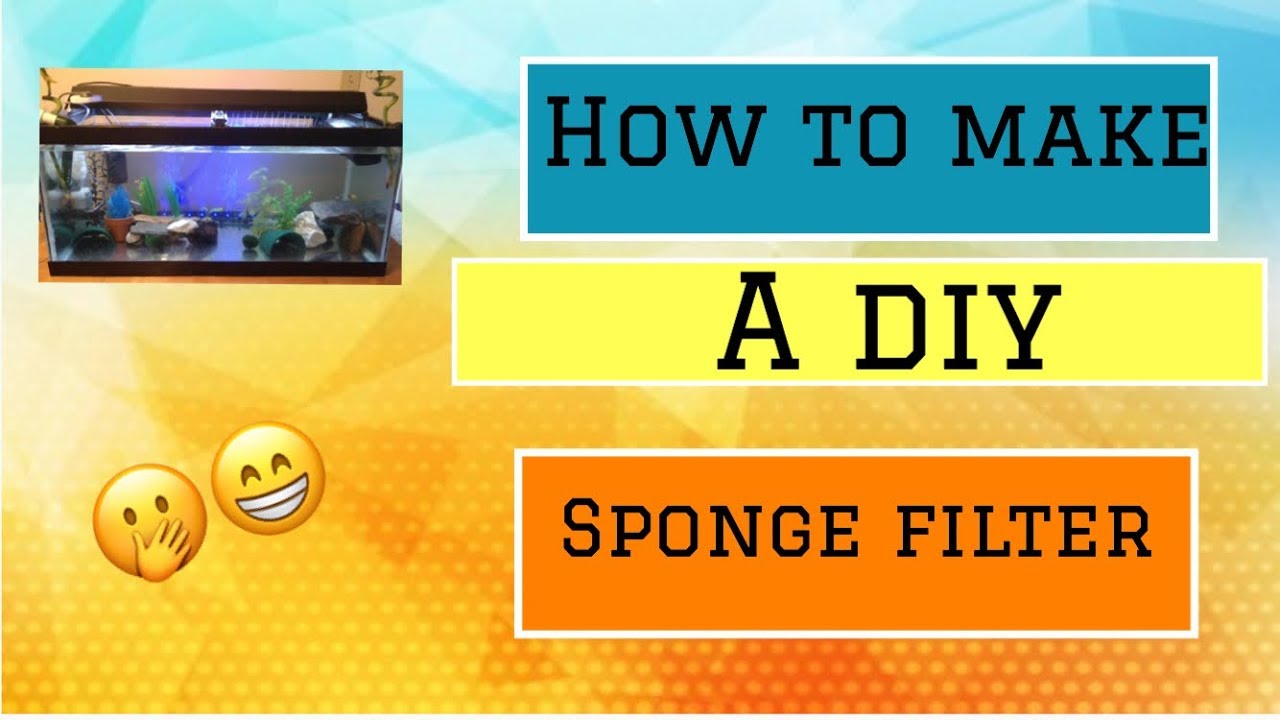 How to make a DIY filter for you aquarium - YouTube