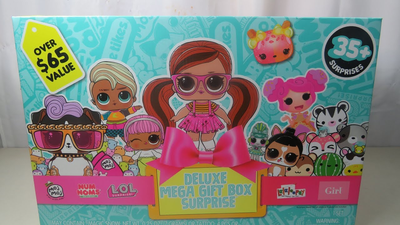 Deluxe Mega Gift Box Surprise- Mystery Gift Box with 35+ Surprises ...