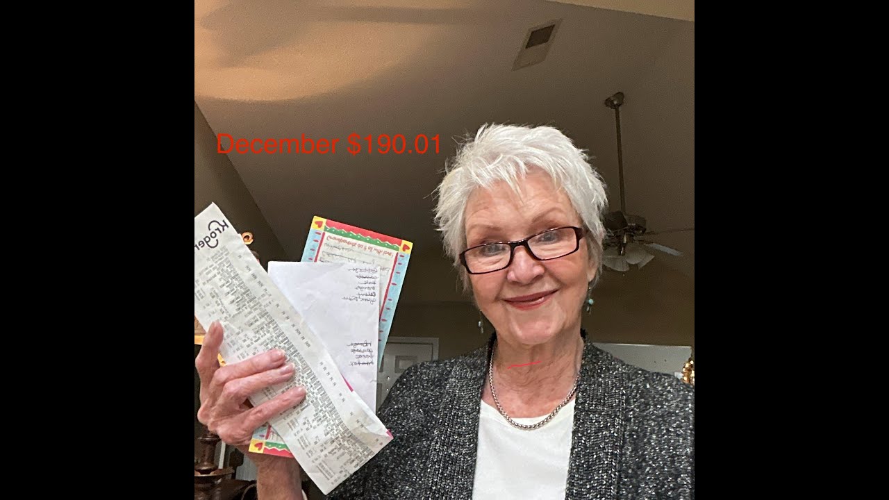 FRUGAL GROCERY SHOPPING FOR ONE~~DECEMBER $190.01; DIY Decoration ...