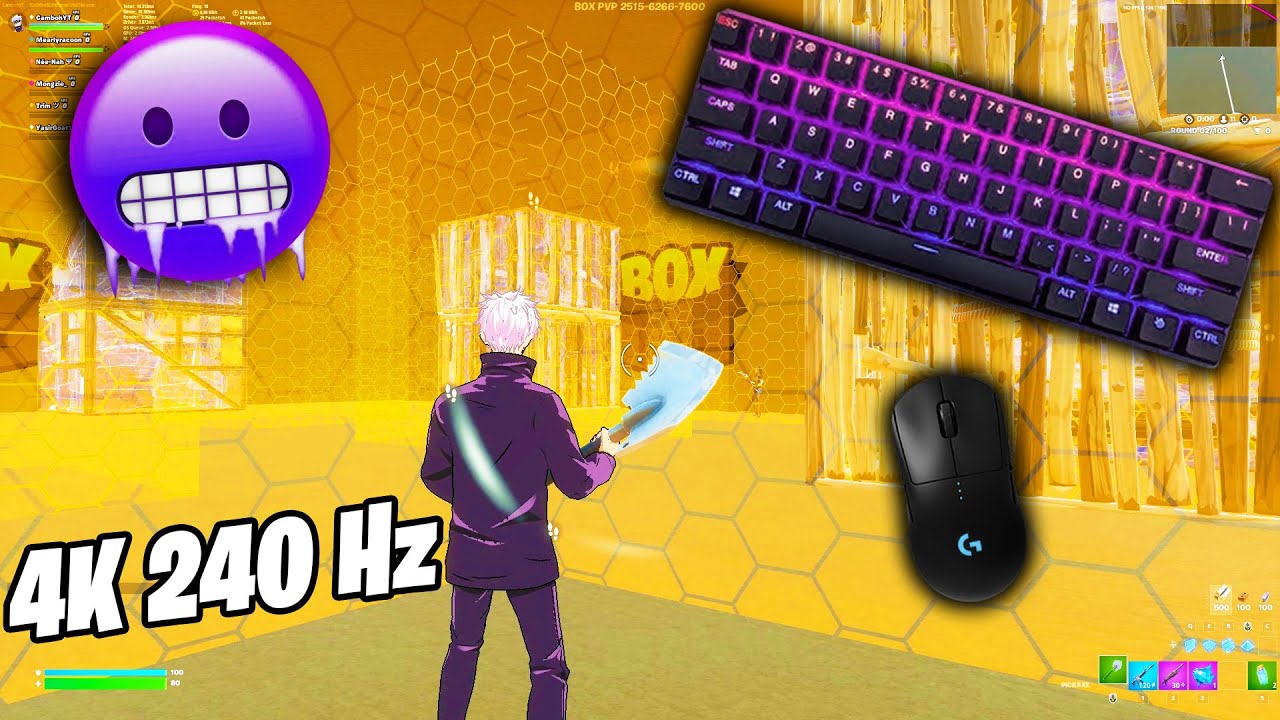 [4K 240 FPS] SteelSeries Apex Pro Mini ASMR Chill 🤩Piece Control🎧 ...