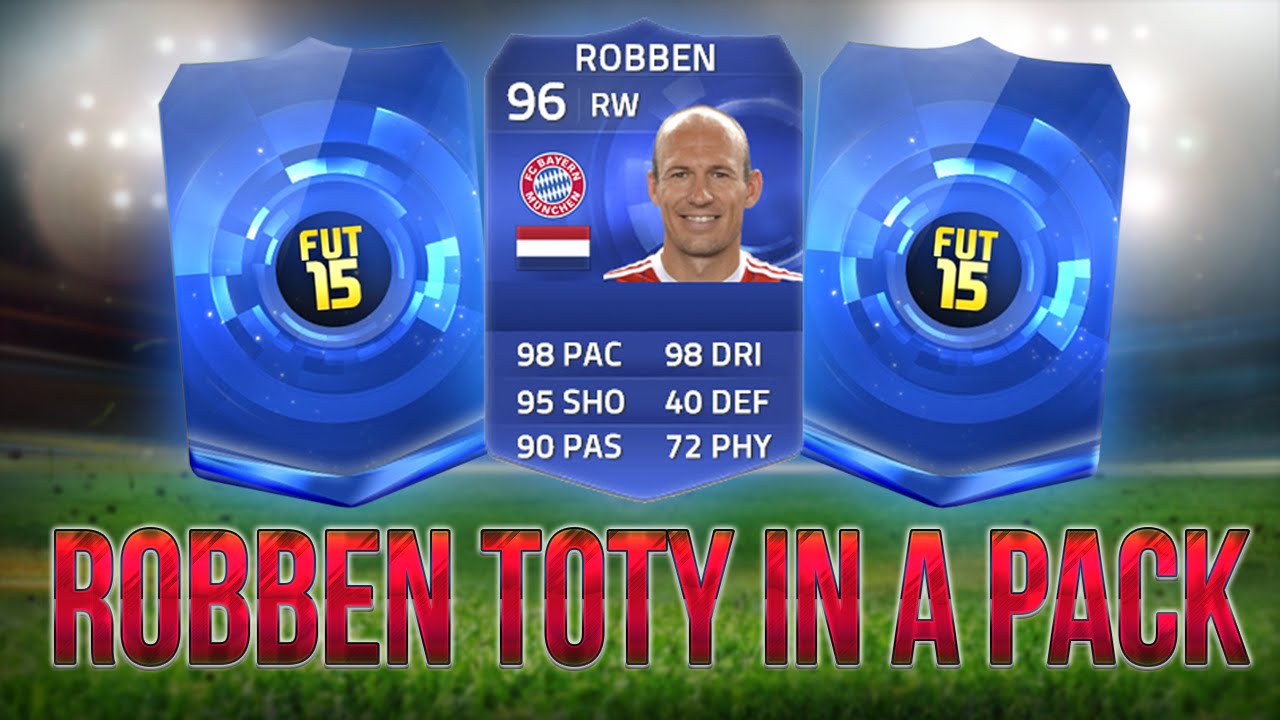 FIFA 15 | ROBBEN TOTY IN A PACK | CACHO01 - YouTube